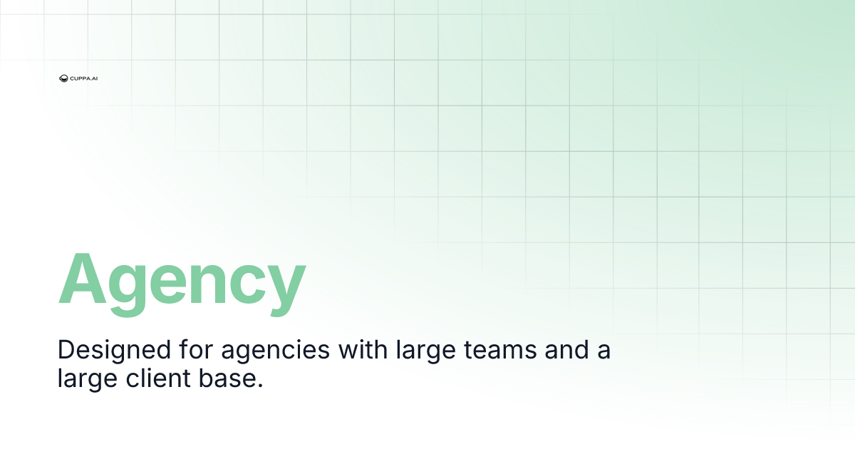 Agency | Cuppa Explained