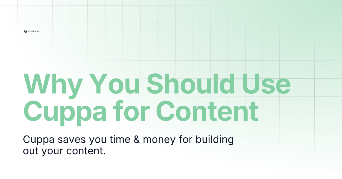 Why You Should Use Cuppa for Content | Cuppa Explained